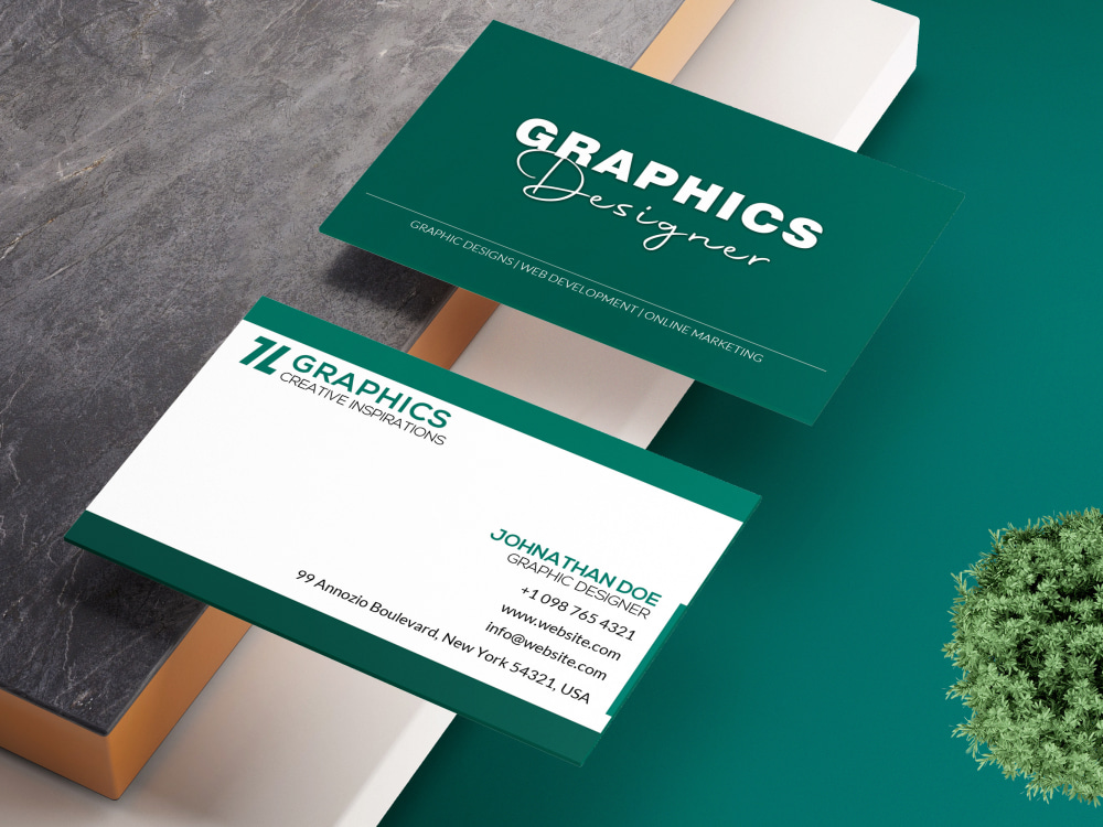 Outstanding stunning clean business cards with printable file 01 day ...