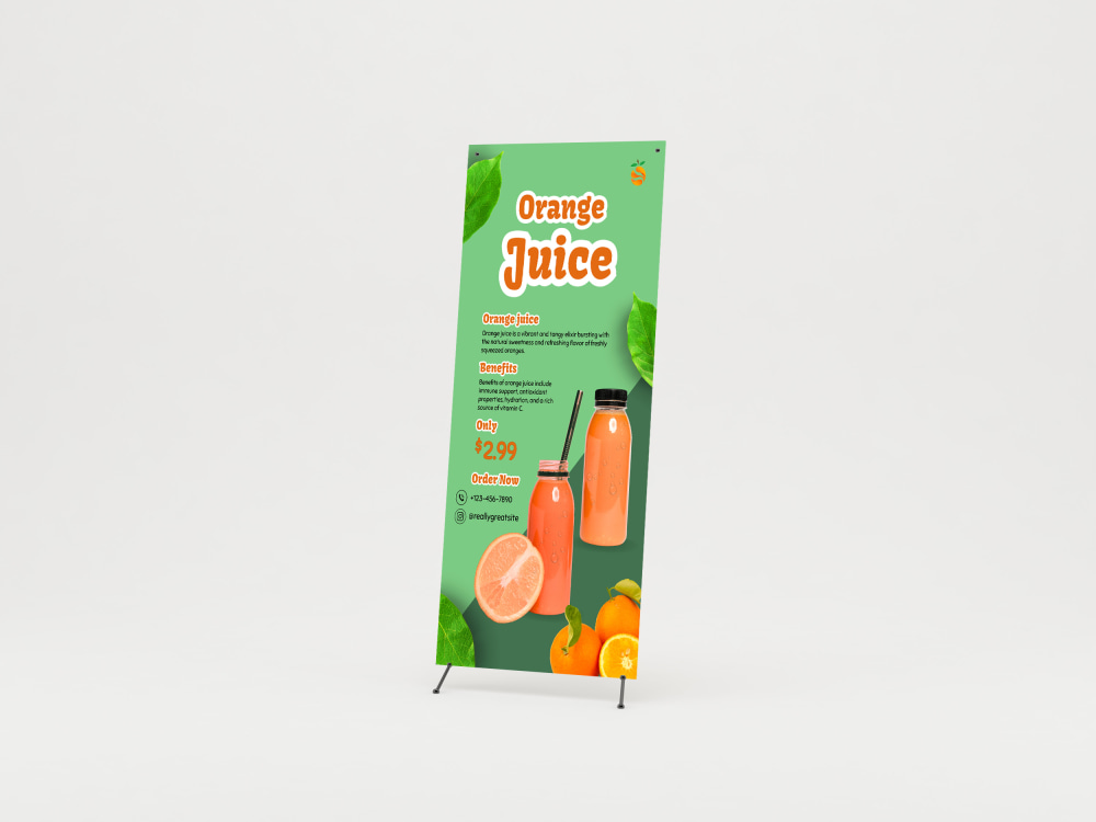 A signage design for product advertising | Upwork