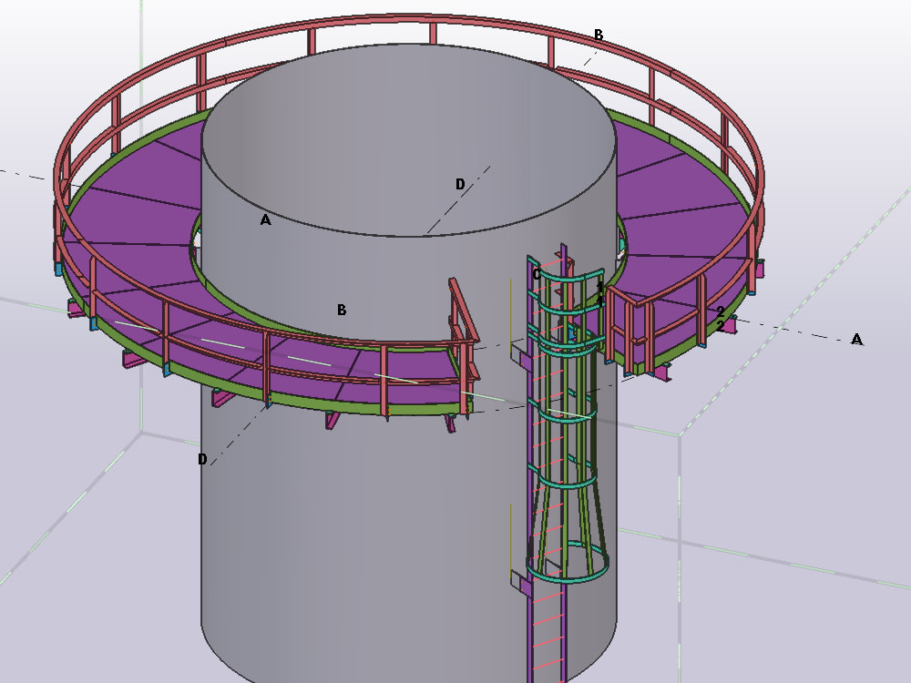 Fabrication and Erection and Single Part Drawings in Tekla Structure | Upwork