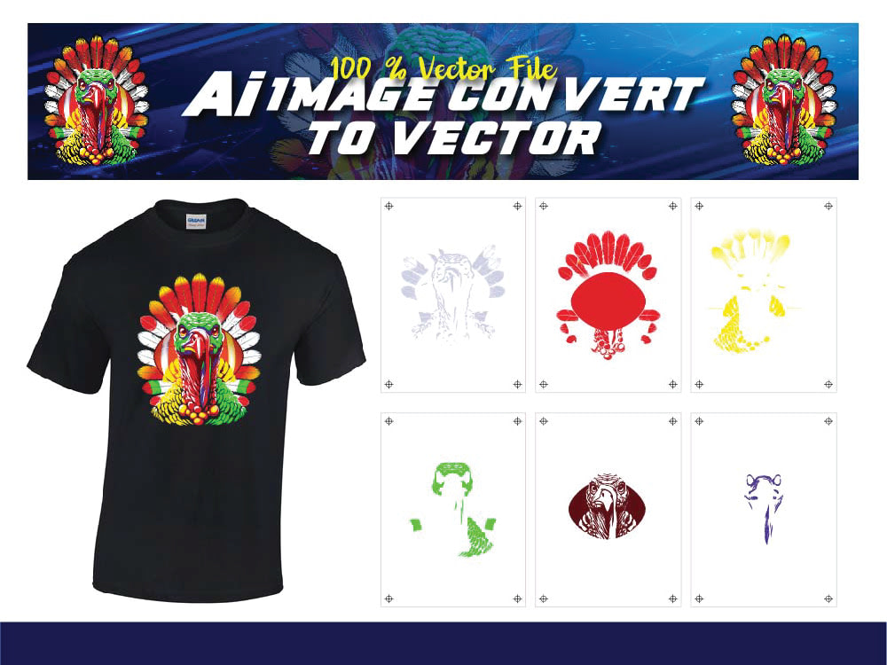 Perfect ai generated image to vector | Upwork