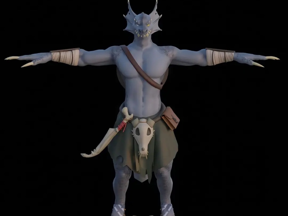 Rigged and model 3D character, Vrchat, Vrchat avatar, 3D model, vtuber ...