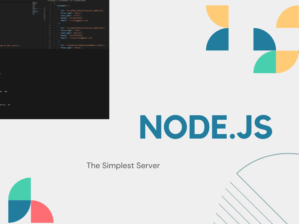 A node js nano backend with an easy-to-use database | Upwork