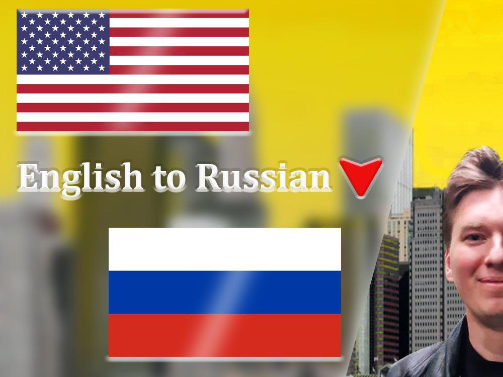 Manually translate the text from english into russian | Upwork