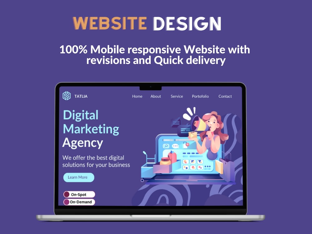 An attractive Website Design - Elemenator - Landing Pages - Wordpress | Upwork