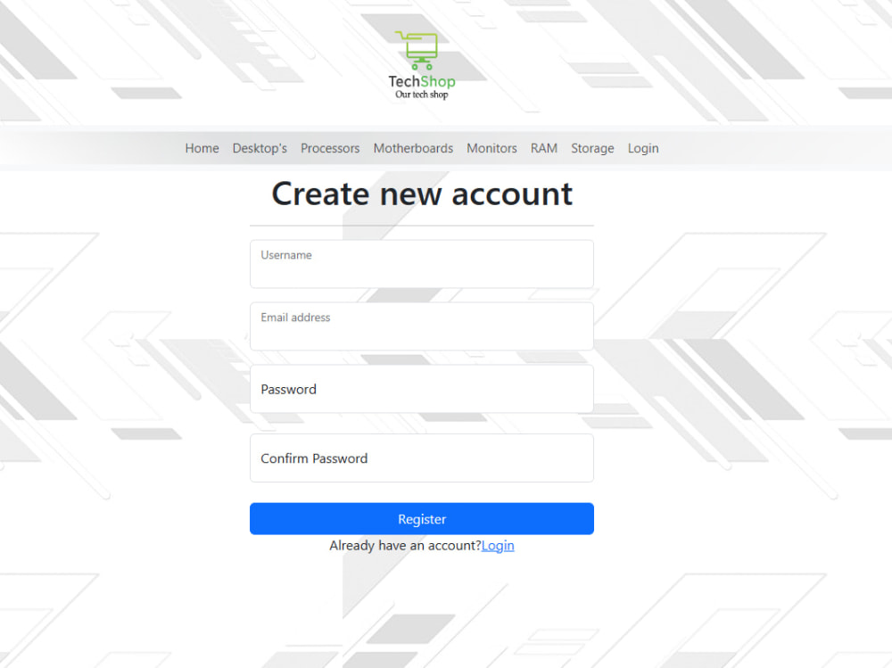 A beautiful Full-stack website | Upwork