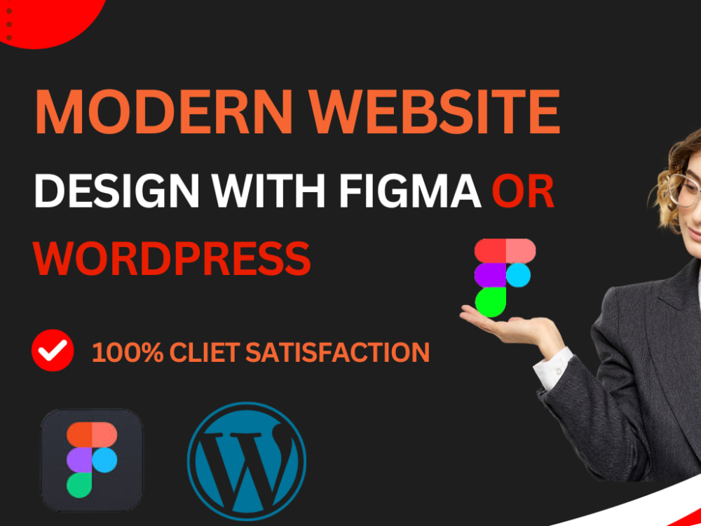 Get an eye catchy website design UI/UX, Web design/WordPress website ...