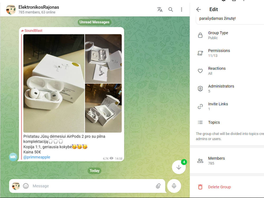 Telegram group creation and adding members | Upwork Telegram group creation and adding members | Upwork