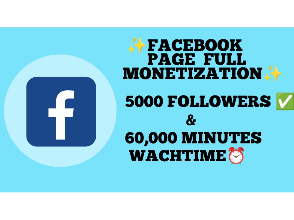 100% Organic 5000 Facebook followers and 60k watch time for ...