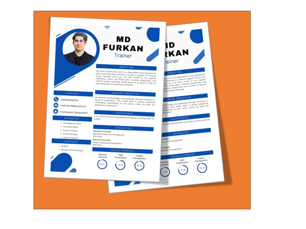 A professional canva design for cv design | logo design Social Media ...