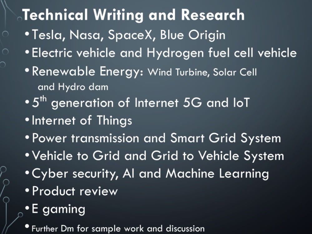 Comprehensive Technical Writing & Engineering Design Services | Upwork