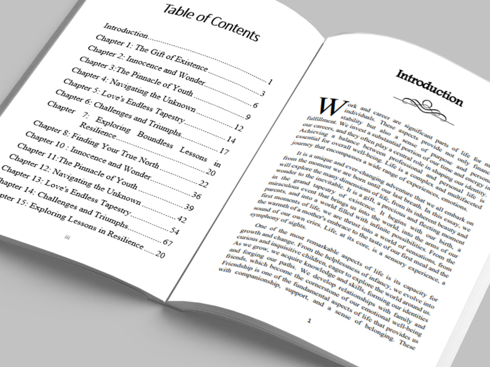 Book formatting and layout design for print and ebook | Upwork