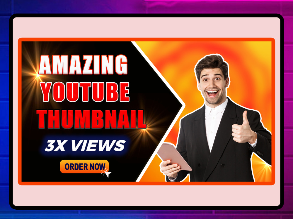 Eyecatching YouTube thumbnail designs for click worthy content | Upwork