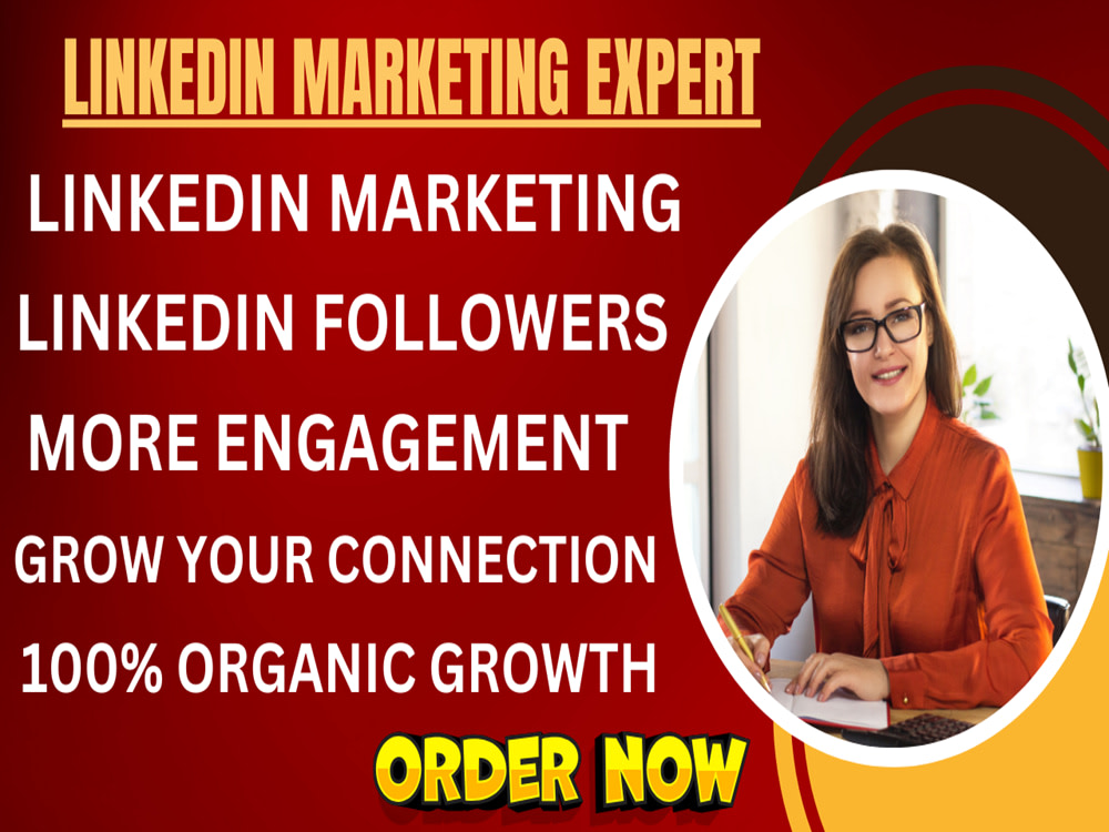 Organic LinkedIn marketing promotion with a real audience | Upwork