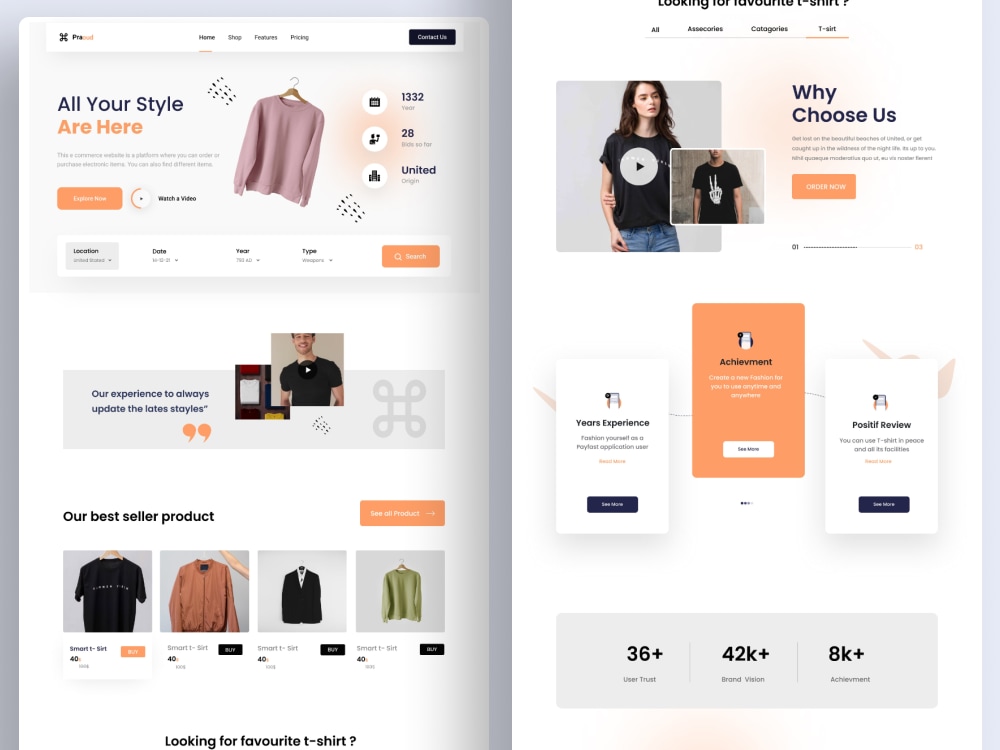 UX/UI design of E-commerce website in Figma | Upwork