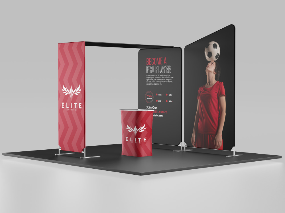A printable trade show booth for your exhibition | Upwork