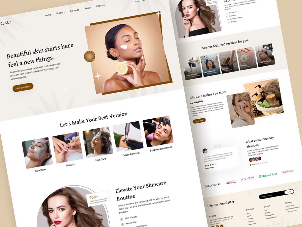 A Private Hair Care Multi-Page Website | Upwork