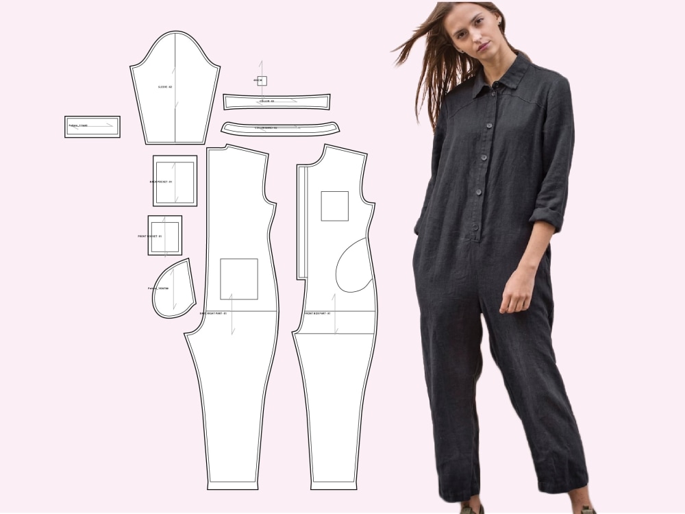 All kinds of clothing sewing patterns and CAD grading dxf | Upwork