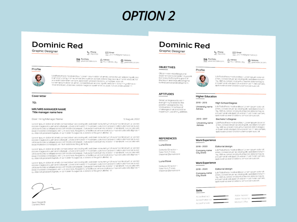Professional curriculum vitae (CV) or resume design | Upwork