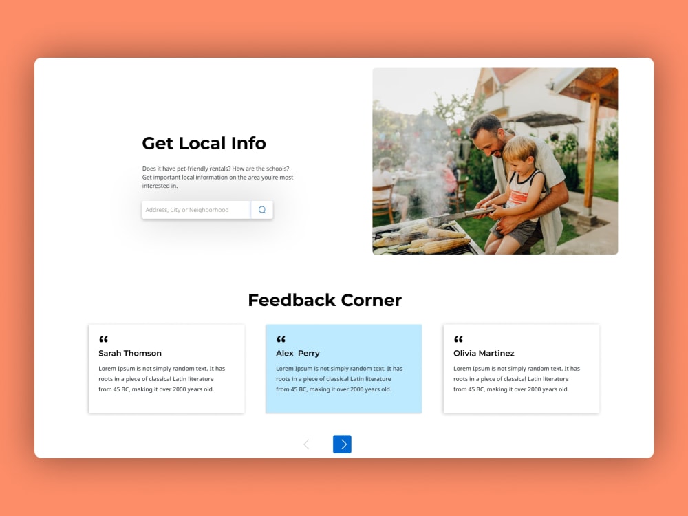 A Professionally made Landing page with smooth UX and stunning UI in ...