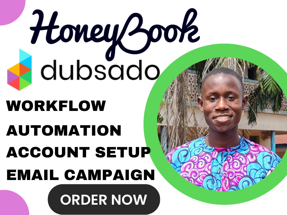 Dusado workflows, automation, brochure design, form set up, honeybook| | Upwork