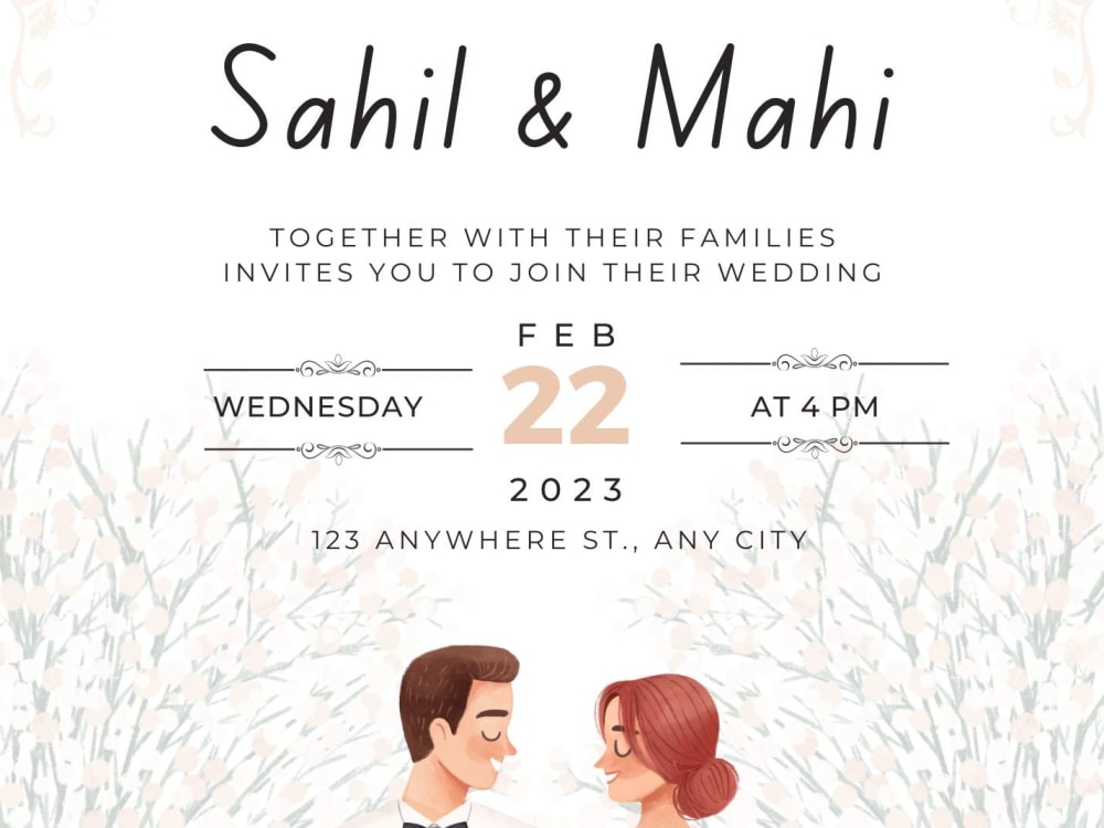 Your Digital Wedding Video Cards And Party Invitation | Upwork