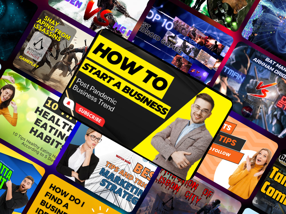 Eye-catchy, high CTR YouTube thumbnail | Upwork