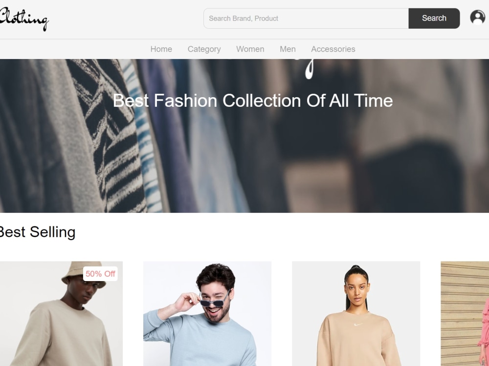 Application clothing Shop clothes | Upwork
