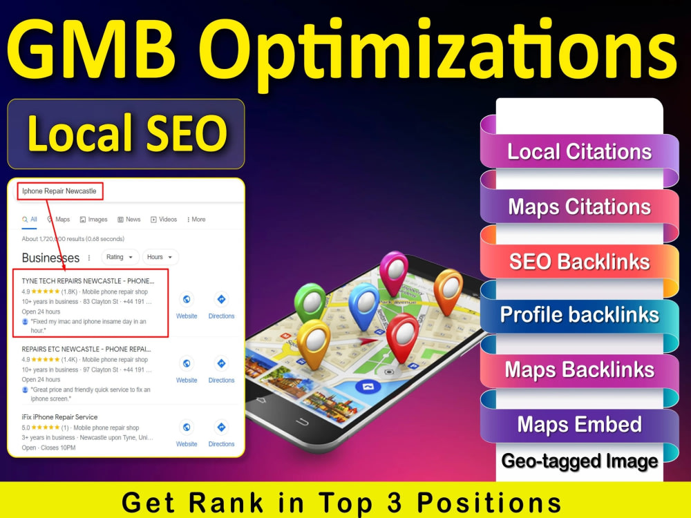 3000 Google Maps Citations, Rank Your GMB Listing, Google Map ...