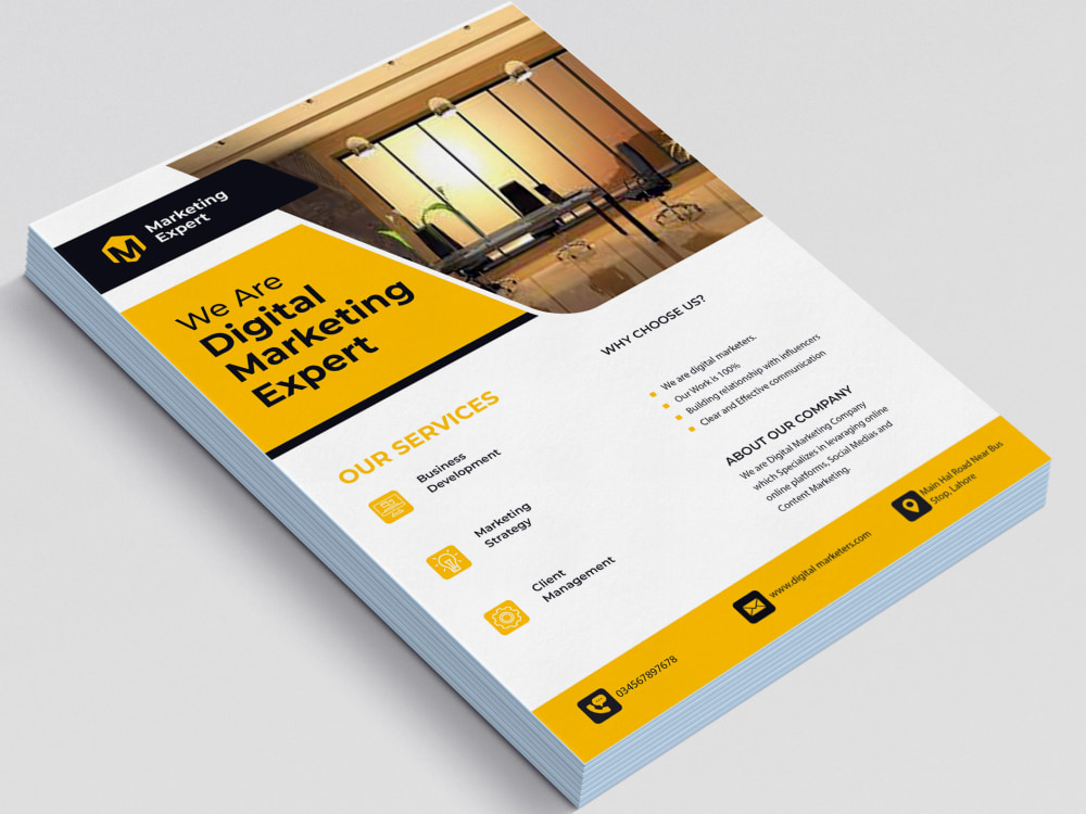 A Professional Flyer For Your Business | Upwork