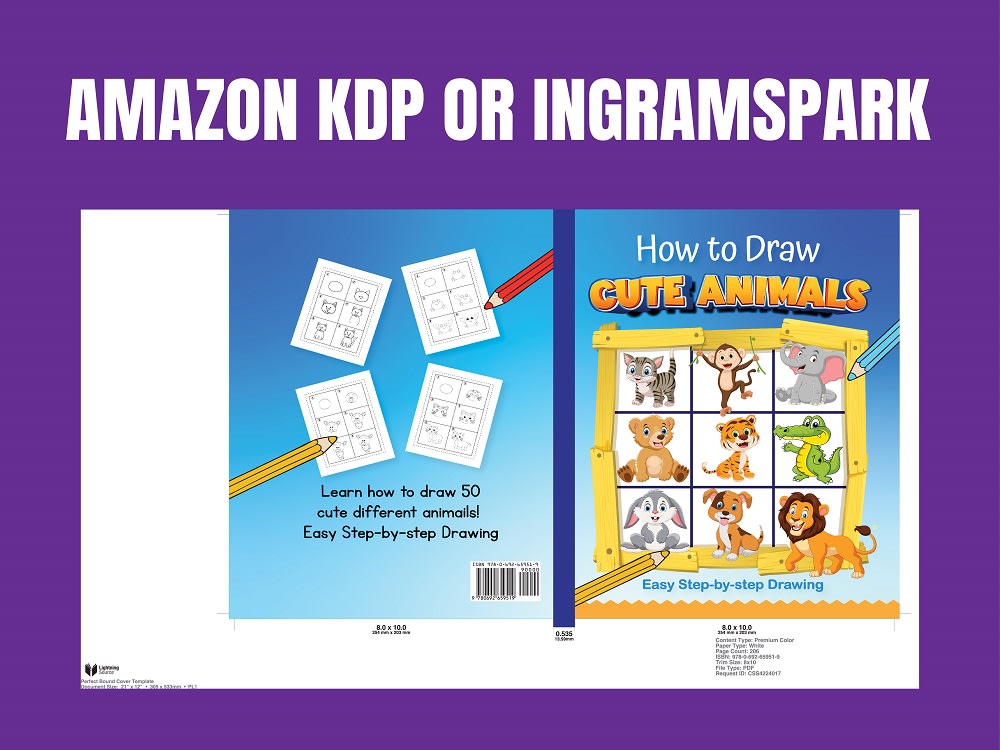 Create Beautiful Eye-Catching Book Covers for KDP OR Ingramspark | Upwork