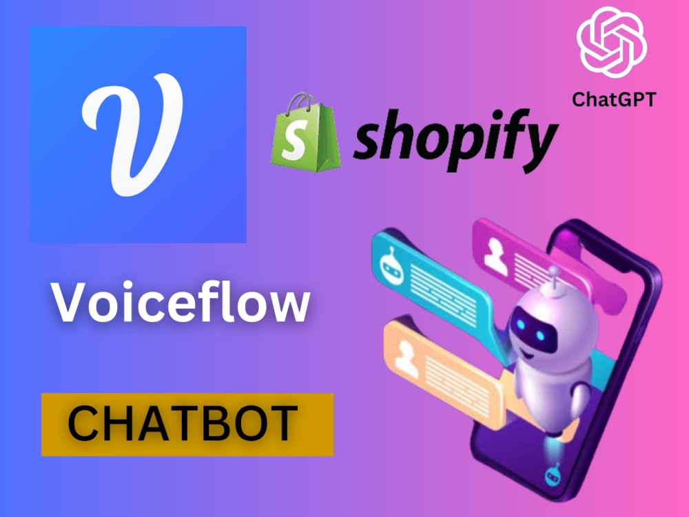 An AI-powered chatbot for the Shopify store using Voiceflow or BotPress ...