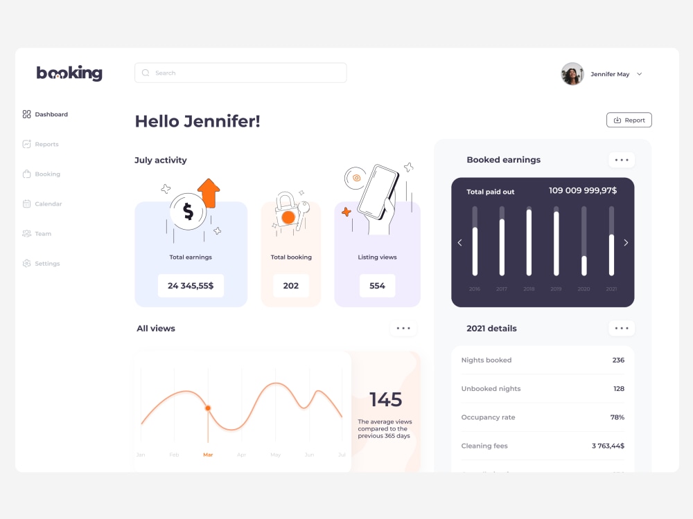 Admin panel and Dashboard U/UX design in Figma | Upwork
