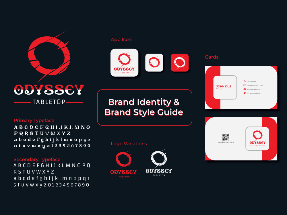 A brand identity with a style guides | Upwork