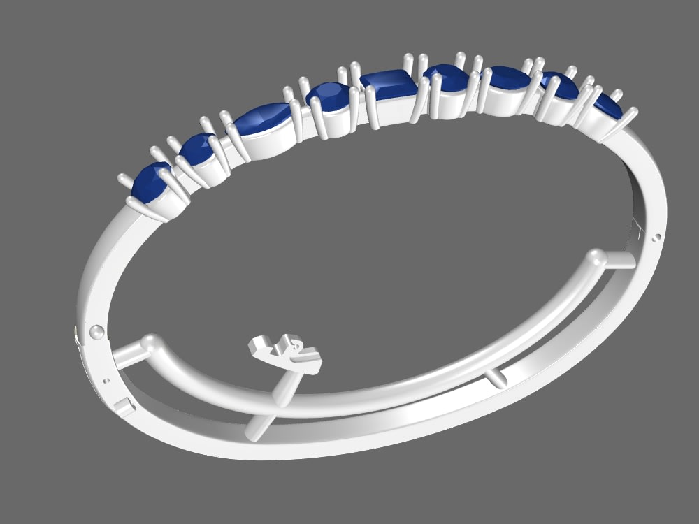 3D CAD jewelry models - bracelets (tennis, bangle, chains) | Upwork