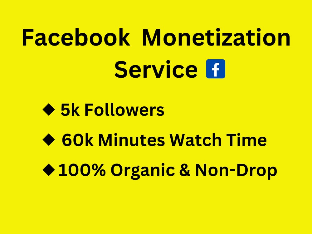 5k Followers and 60k Watch Time for Facebook Monetization Organically ... 5k Followers and 60k Watch Time for Facebook Monetization Organically ...