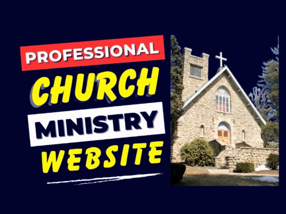 Build and redesign a beautiful church website ministry website | Upwork