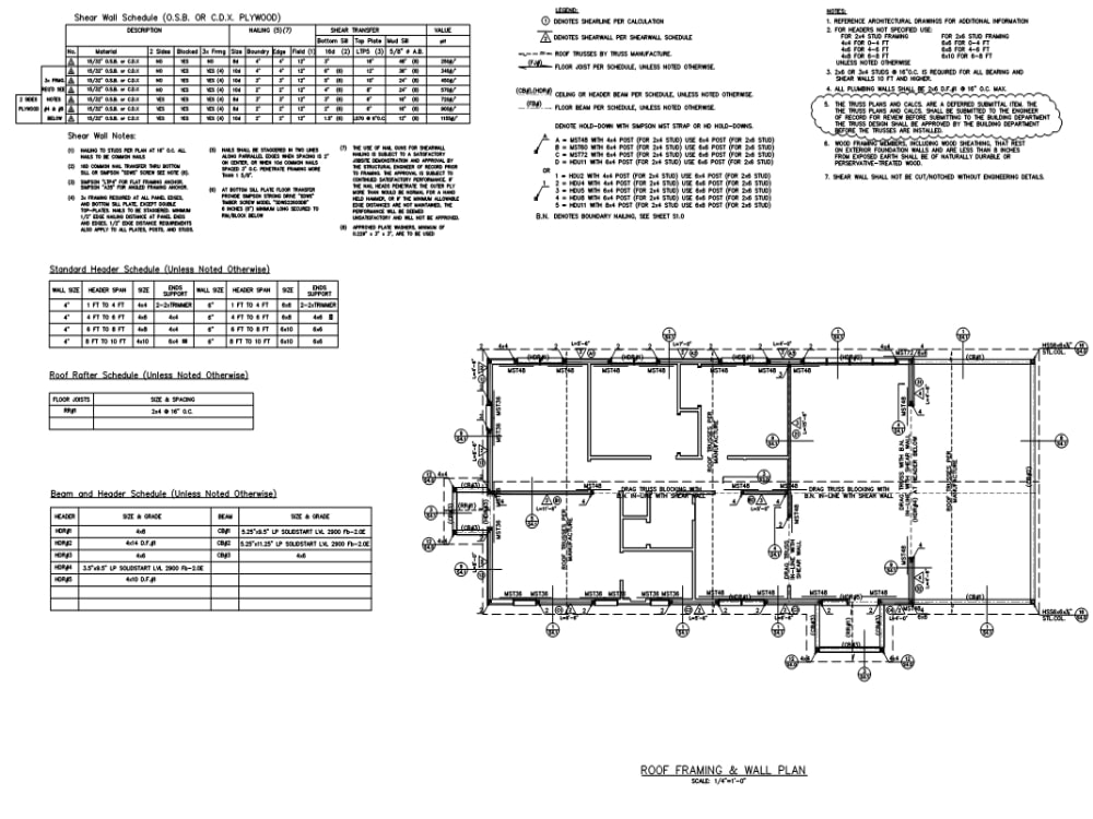 Structural Plan Permit Drawings for timber structures| | Upwork