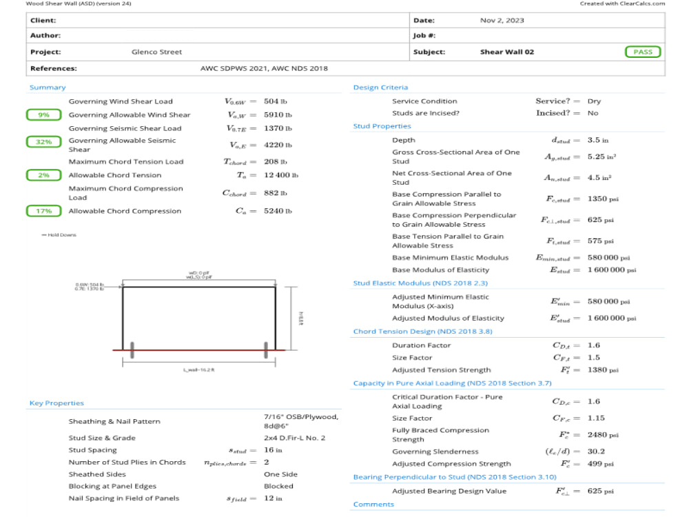Structural plans and calculation reports for timber & steel structures ...
