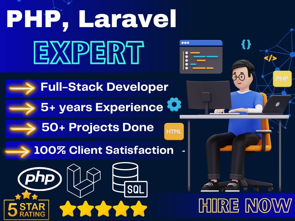 Php Laravel Expert Php Laravel Developer Php Mysql Expert Php Laravel Upwork