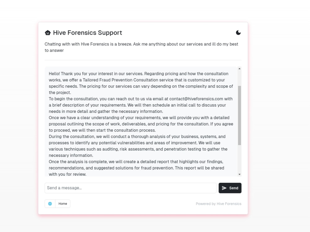 Nextjs Customer Support Chatbot With Astra Db And Openai Upwork