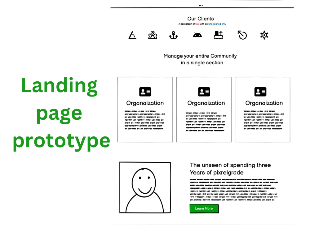 A low-fidelity wireframes, prototype and mockups for web & app in ...
