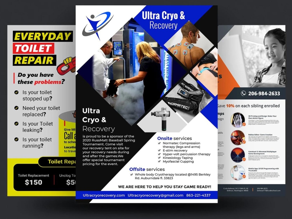 Professional Flyer Design or Brochure Design. | Upwork