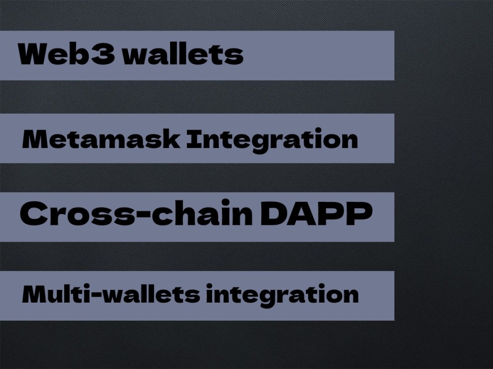A web3 wallet enabled decentralized web application built on react. | Upwork