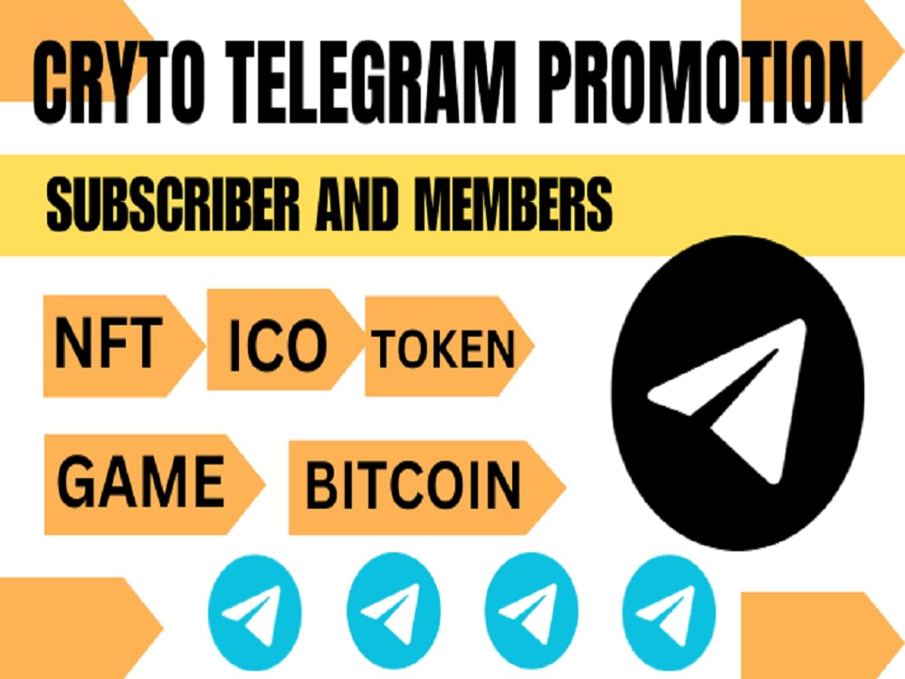 Crypto telegram promotion, telegram organic growth, nft promotion | Upwork