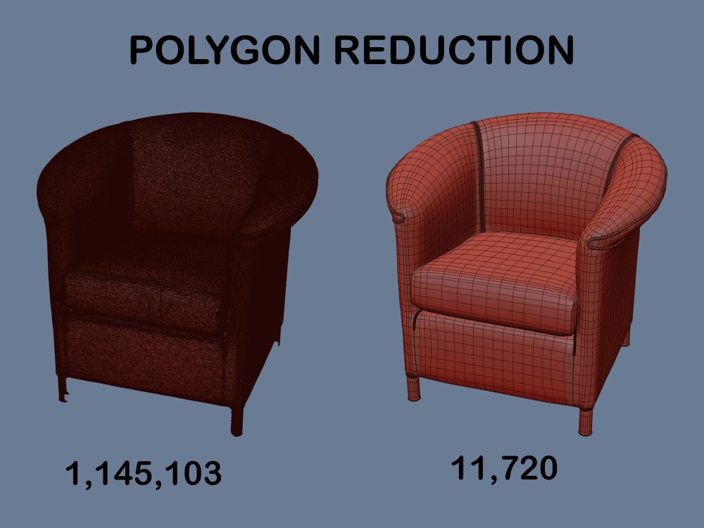 The Polygon Number of your 3D Model Reduced | Upwork