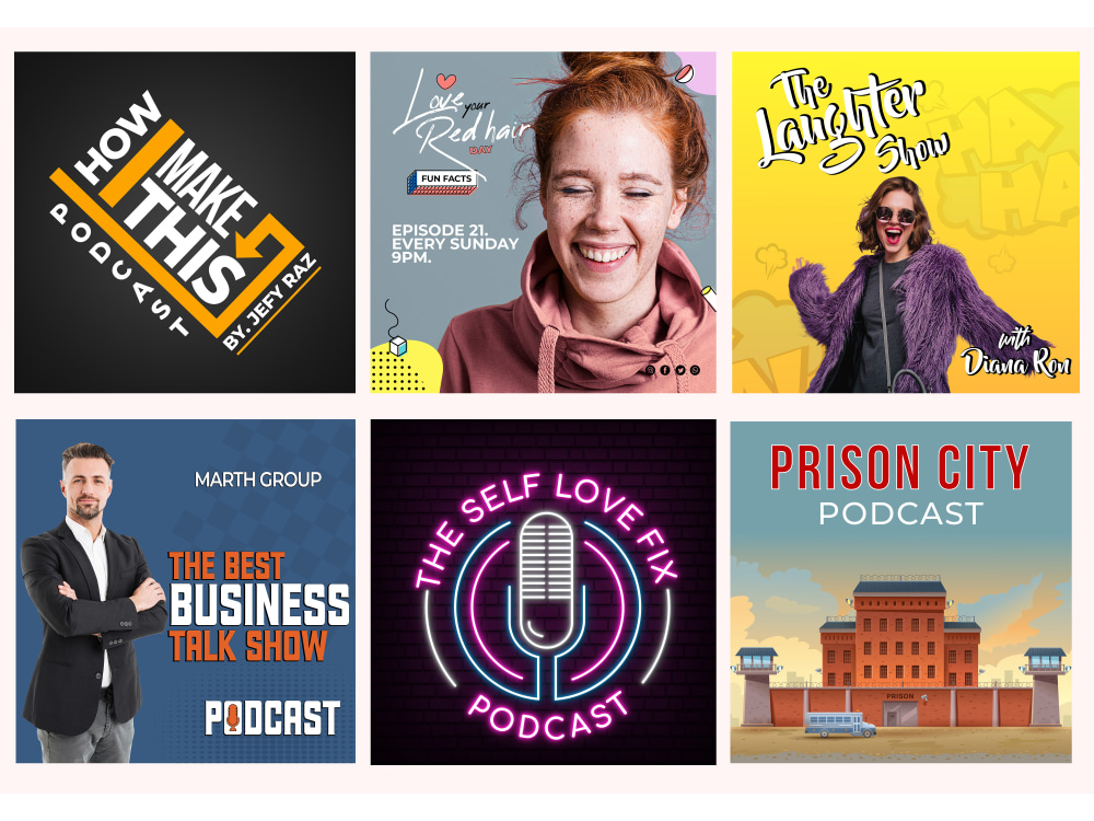 Attractive podcast cover art and podcast logo | Upwork