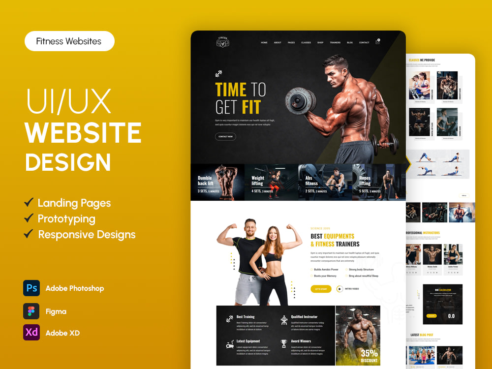 An attractive UI design that will boost your overall Website Experience ...