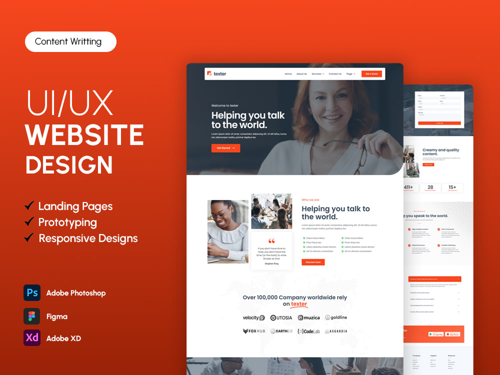 An attractive UI design that will boost your overall Website Experience ...