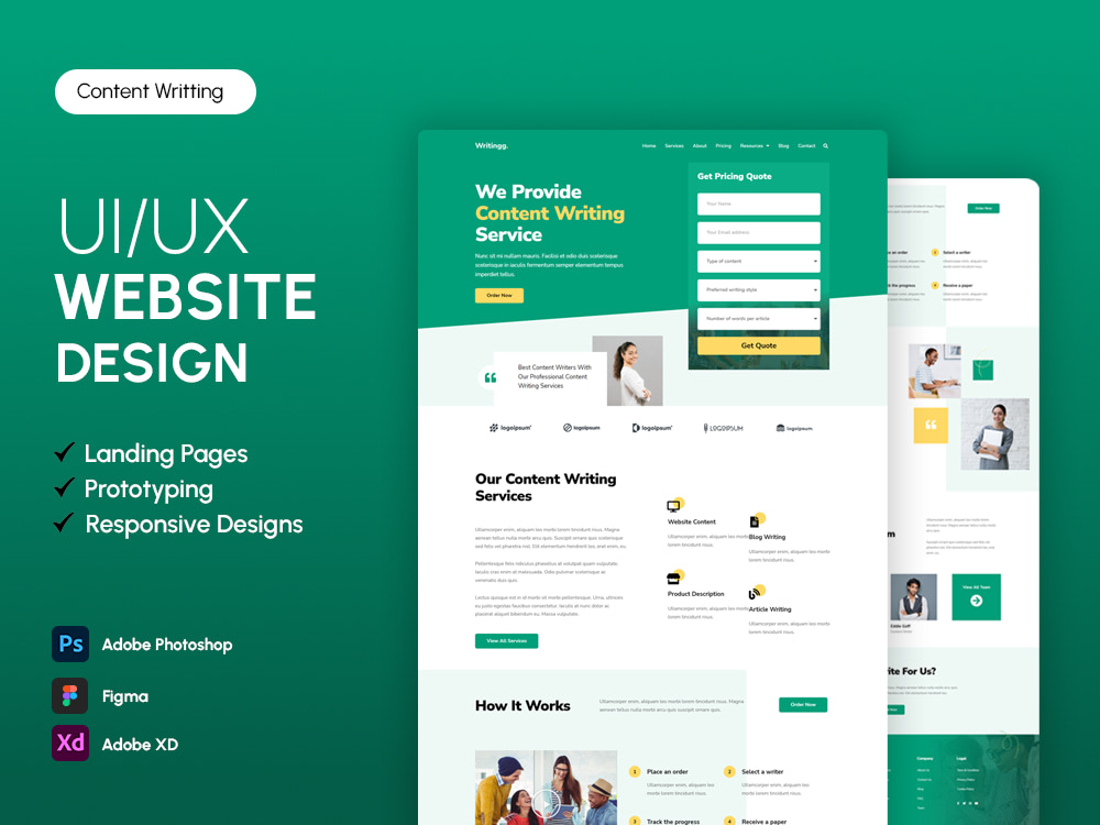 An attractive UI design that will boost your overall Website Experience ...