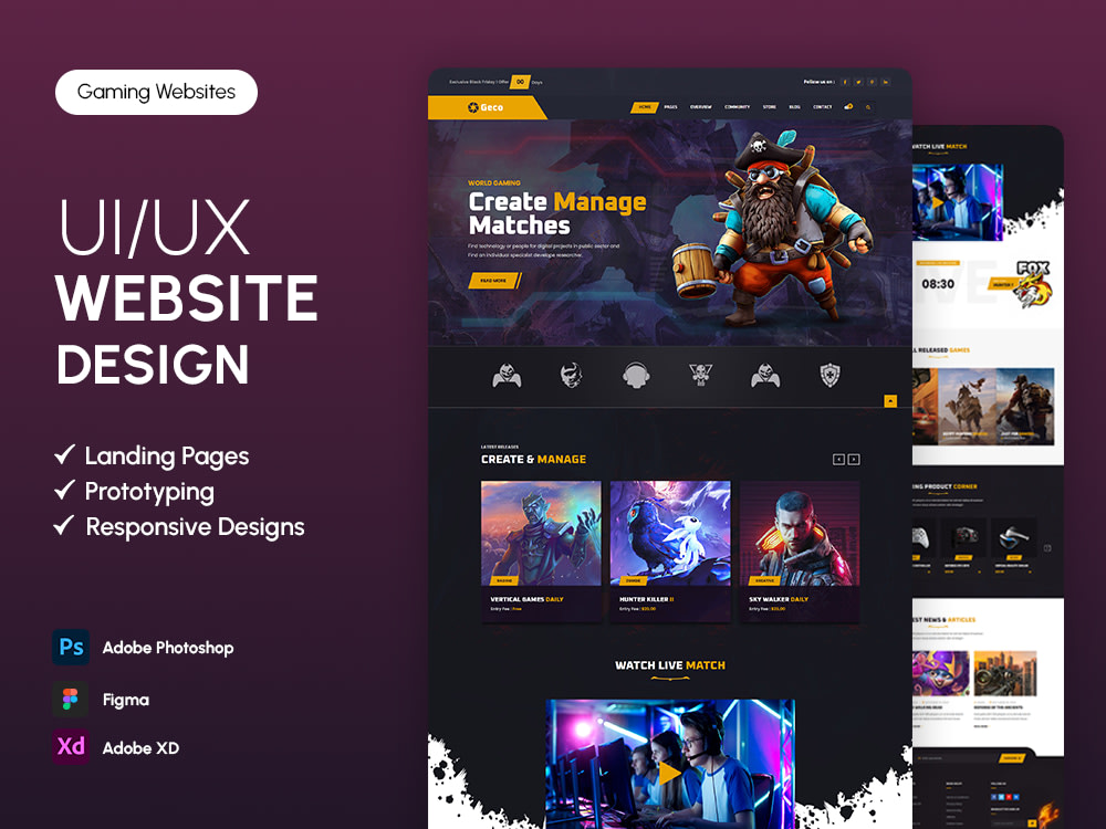 An attractive UI design that will boost your overall Website Experience ...